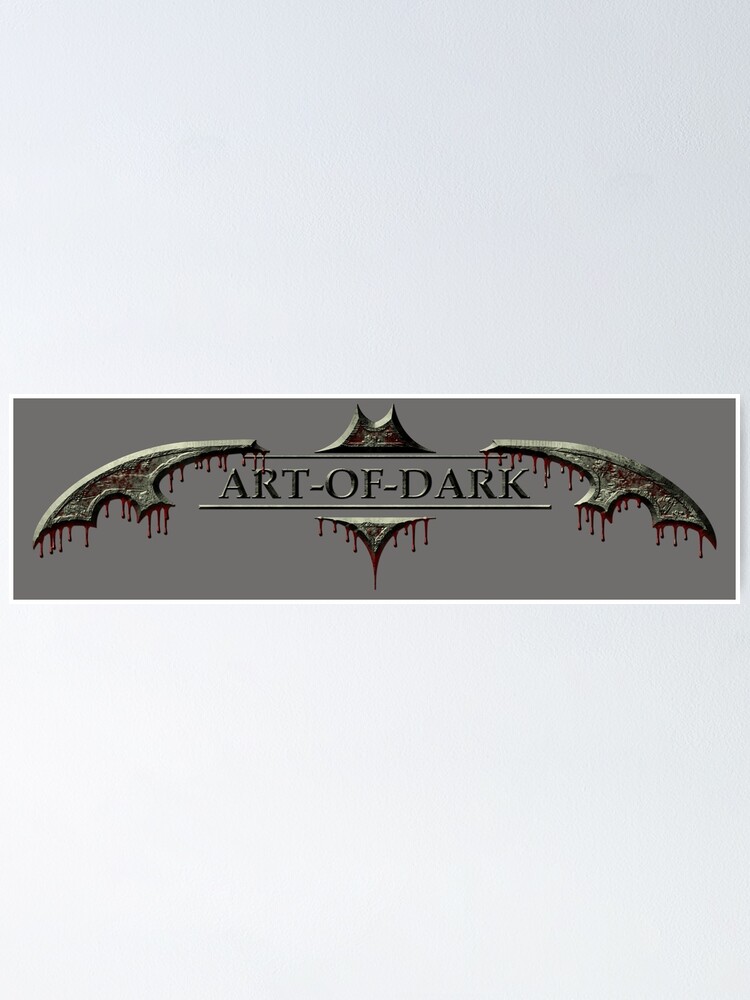 "ART OF DARK Gothic-Metal Shop Logo" Poster for Sale by ARTOFDARK ...