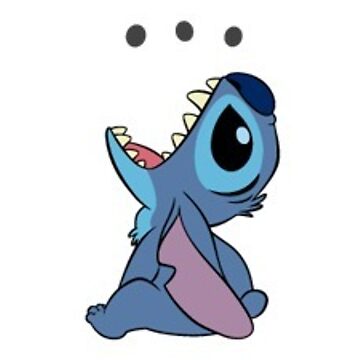 "Hungry Stitch" Sticker for Sale by Briana Kirchgessner | Redbubble