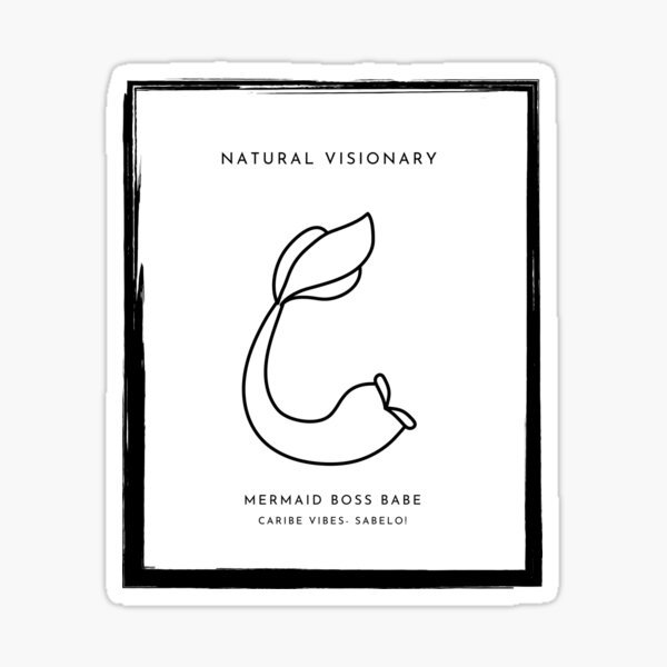 "Mermaid boss " Sticker by -Grateful- | Redbubble