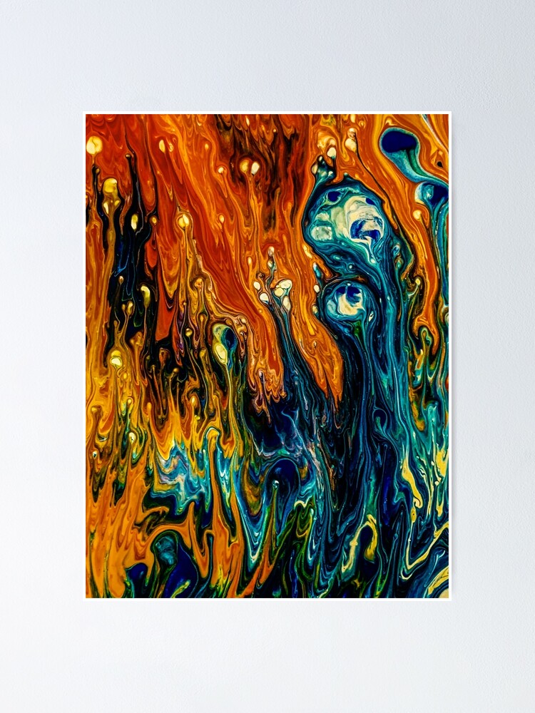 "Dissolving Pattern - Abstract Art" Poster for Sale by BaldingSnail ...