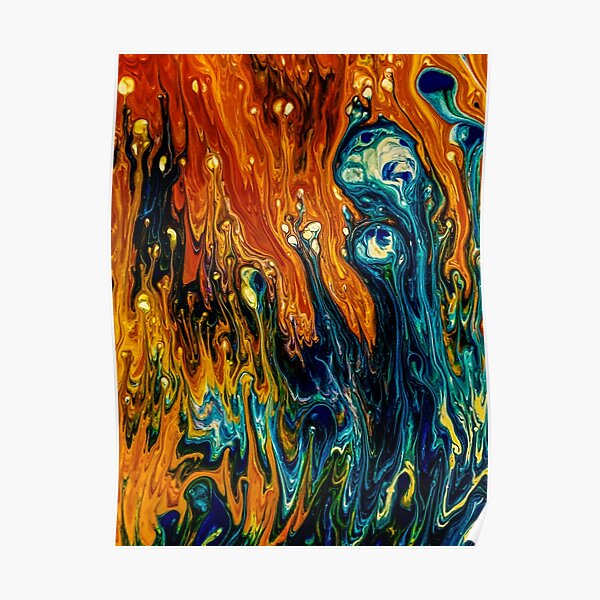"Dissolving Pattern - Abstract Art" Poster for Sale by BaldingSnail ...