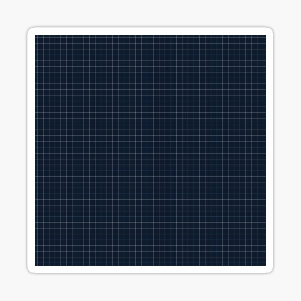 "Navy, White, Sky Blue, Royal Blue Windowpane Check" Sticker for Sale ...