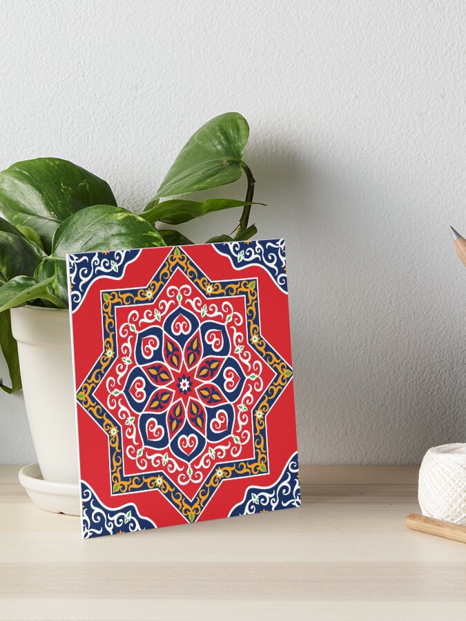 "Ramadan Khayamiya Pattern Accessories - رمضان خيامية " Art Board Print ...