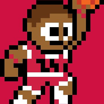 "Chicago Bulls (8-bit Basketball Player)" Sticker for Sale by ...
