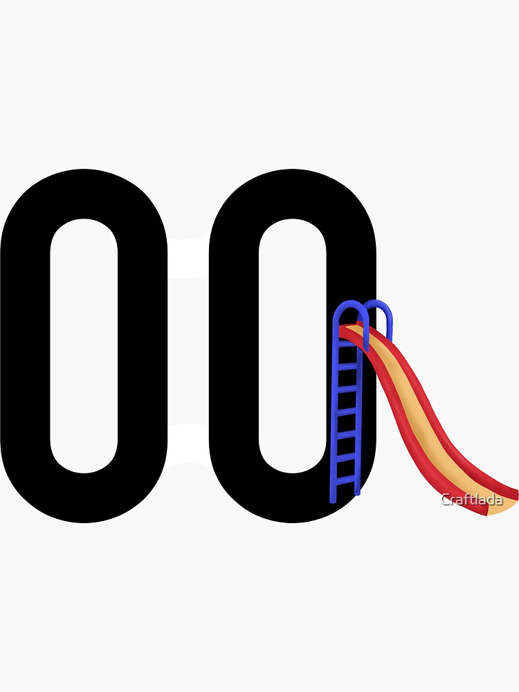 "OO" Sticker by Craftlada | Redbubble