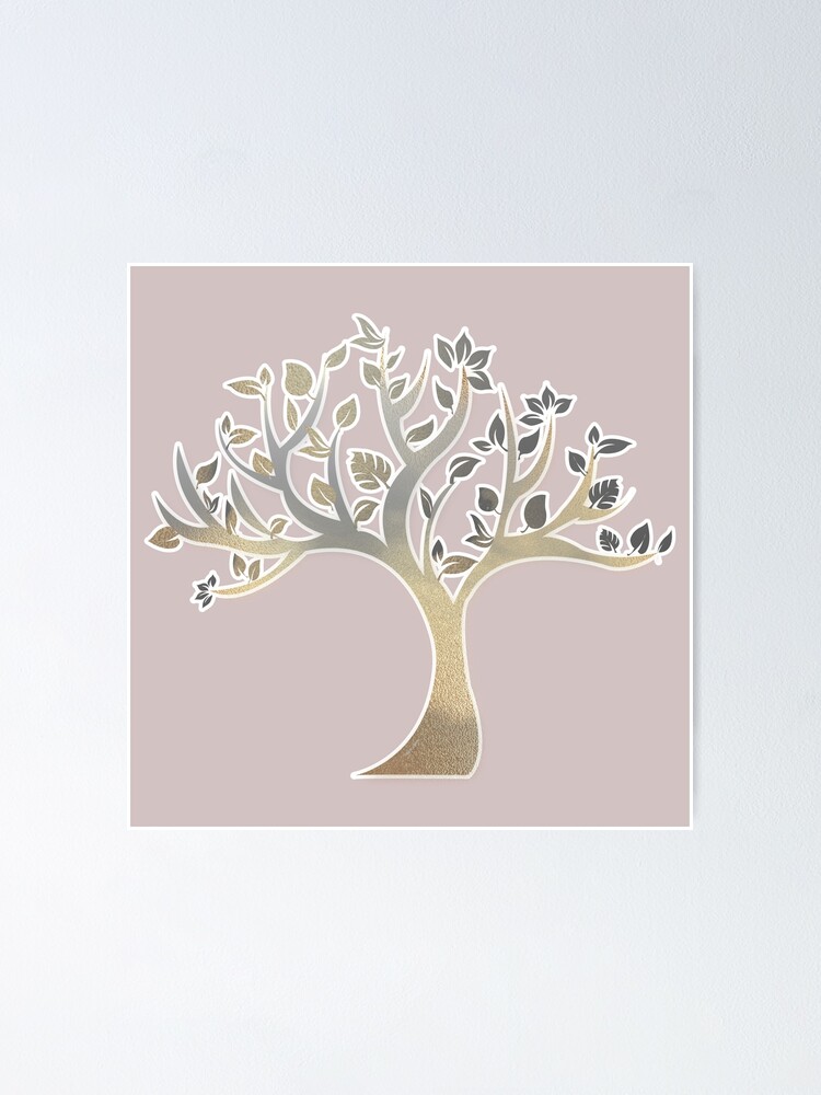 "Elegant gold tree art for nature lovers and tree huggers Caroline ...