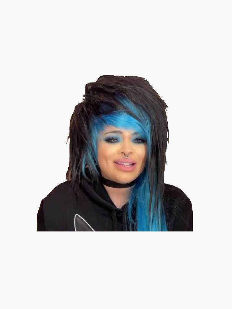"Emo Trisha Paytas" Sticker for Sale by Pablo-y-frannnn | Redbubble