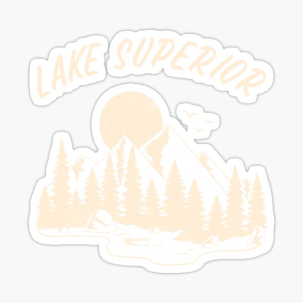 "Lake Superior" Sticker by FishWorldwide | Redbubble