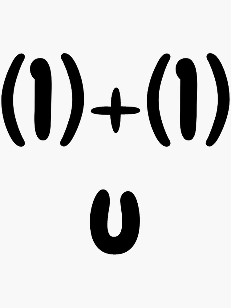 "ascii smiley face" Sticker for Sale by Omniodise | Redbubble