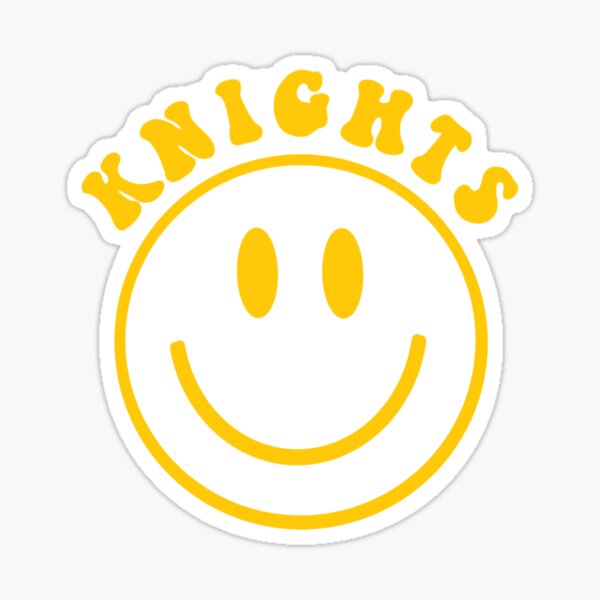 "Knights Smiley" Sticker for Sale by amandaeg | Redbubble