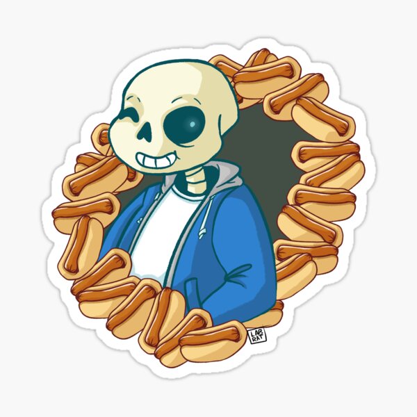 "Sans" Sticker for Sale by LabRatBiatch | Redbubble