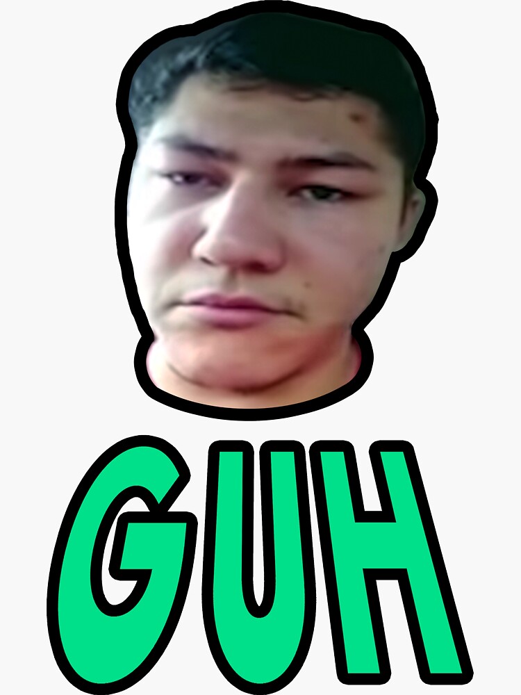 "Wallstreetbets "Guh"" Sticker for Sale by jonah-sc7 | Redbubble