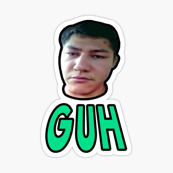 "Wallstreetbets "Guh"" Sticker for Sale by jonah-sc7 | Redbubble