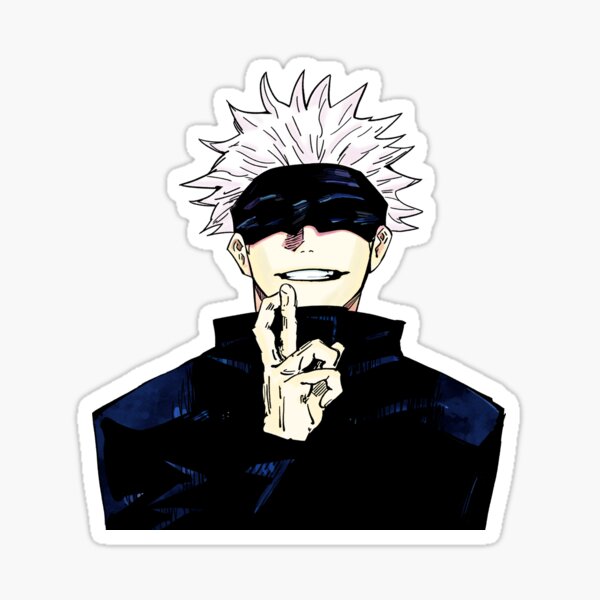 "Satoru Gojo" Sticker for Sale by WhiteTPoison | Redbubble