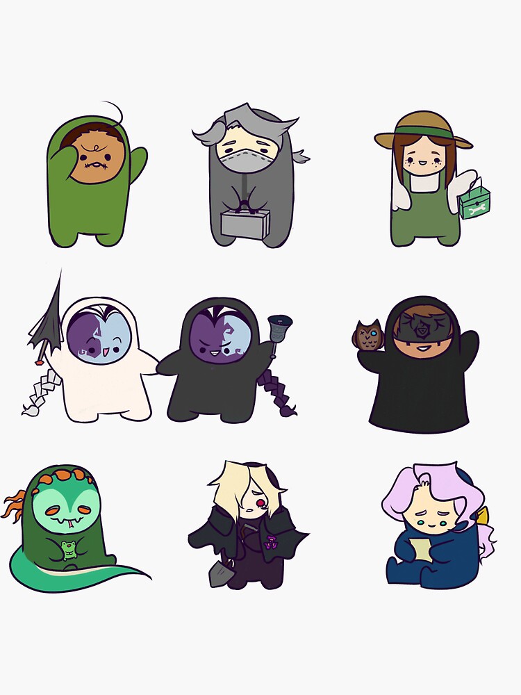 "Identity v sticker sheet 1" Sticker by Moedoroki | Redbubble