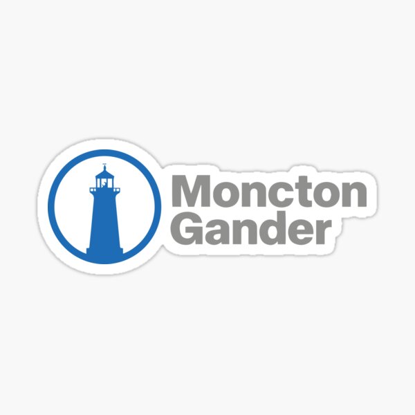 "Moncton / Gander FIR Logo" Sticker for Sale by CZQMFIR | Redbubble