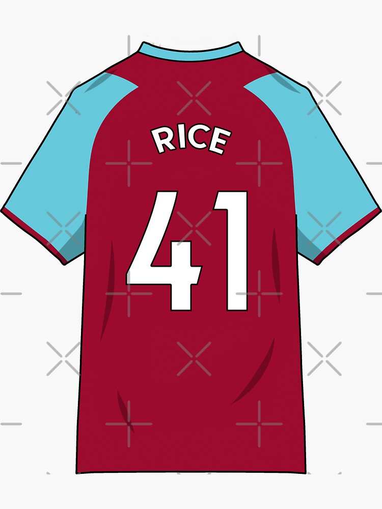 "Declan Rice Jersey" Sticker for Sale by Zgjimi17 | Redbubble