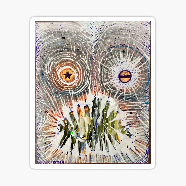 "Spew" Sticker for Sale by OrrinTaylorArt | Redbubble