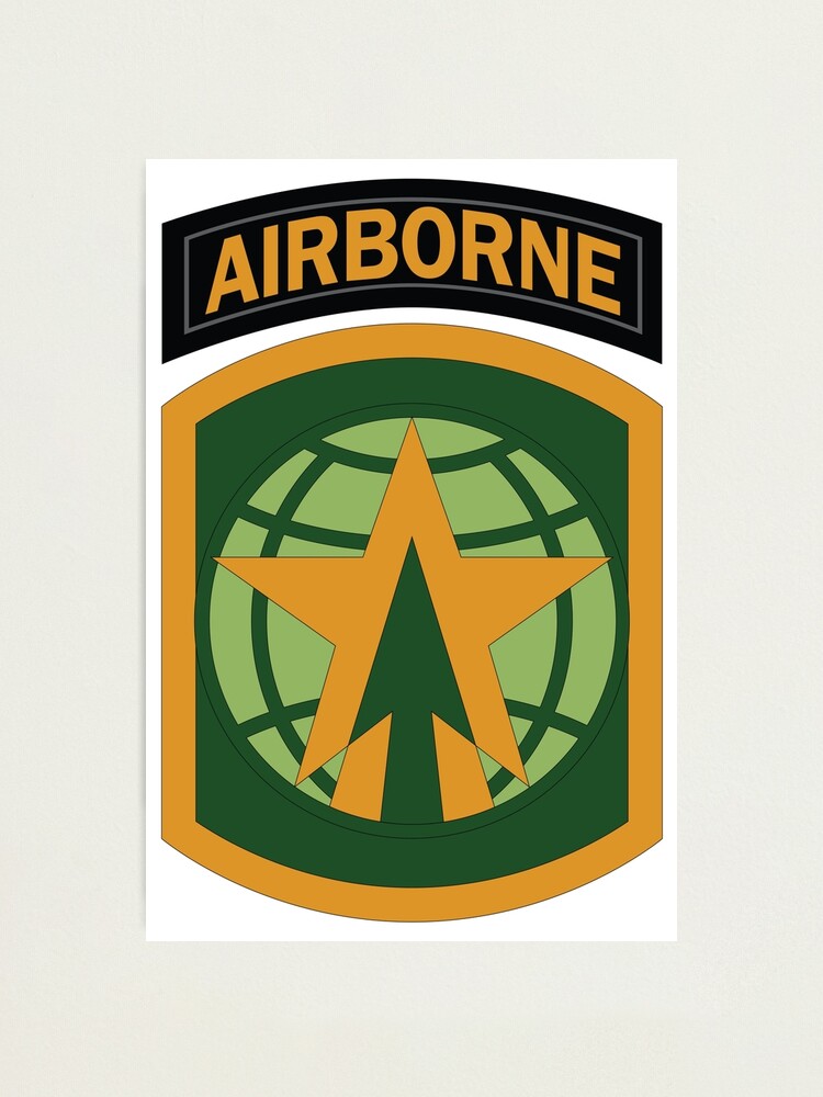 "16th Military Police MP Brigade Airborne" Photographic Print for Sale ...