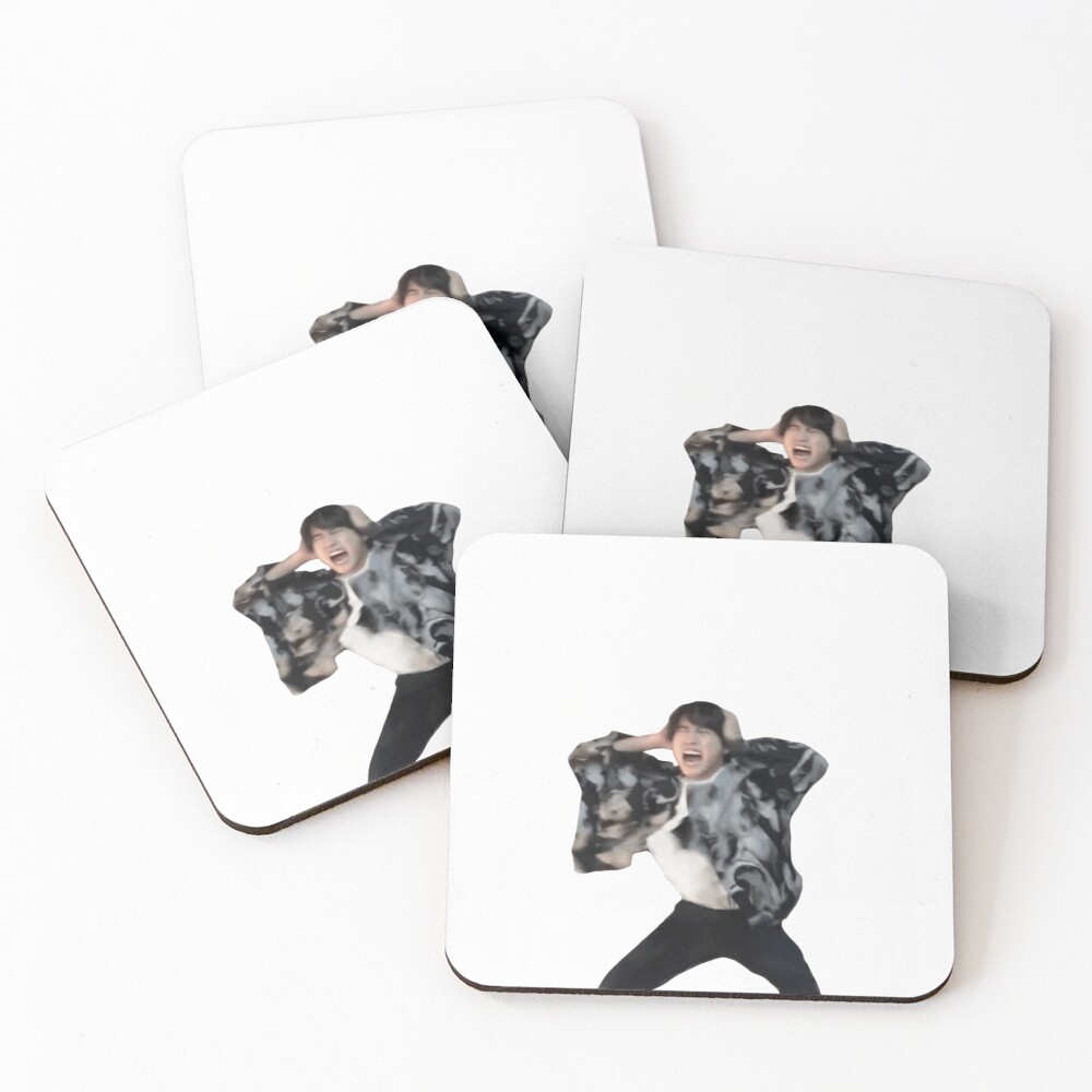 "Han Jisung Screaming" Sticker for Sale by oliviagbrewer | Redbubble