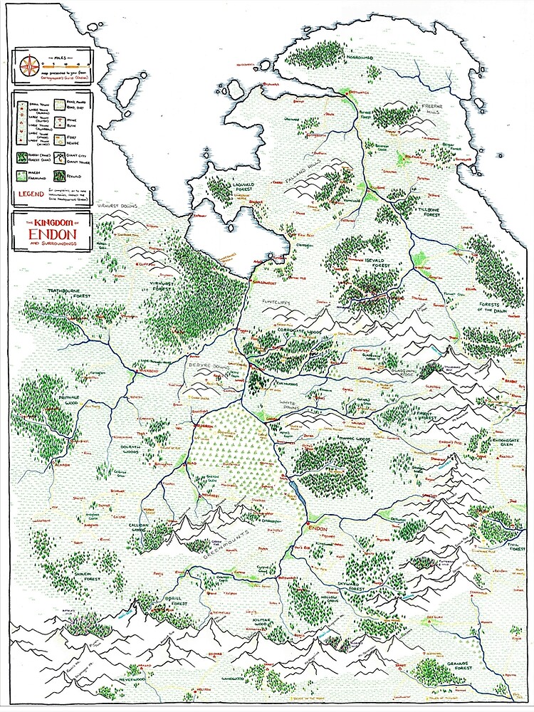 "Map of Endon (Full, A2)" Poster for Sale by Cartographers | Redbubble