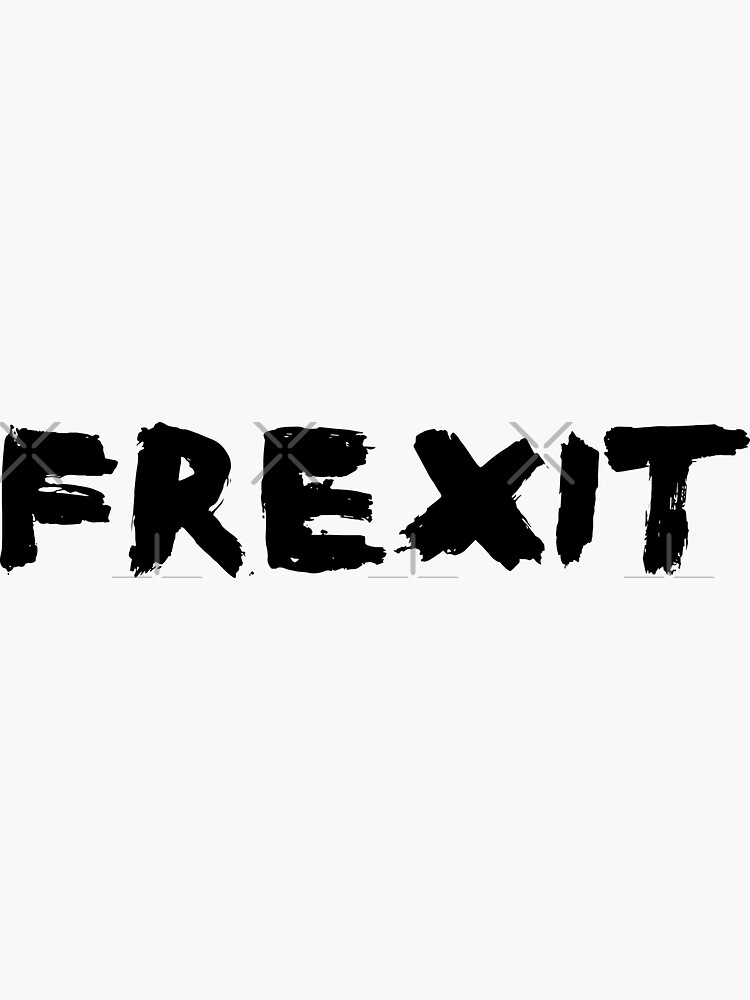 "Frexit France French Exit" Sticker for Sale by Designs24U | Redbubble
