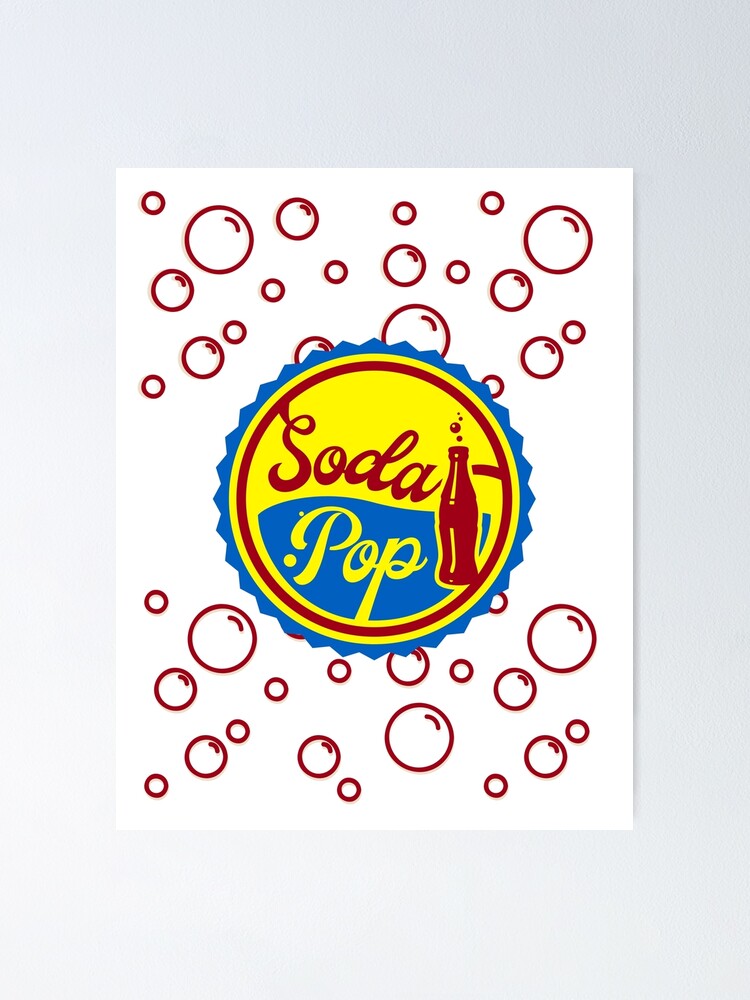 "Soda Pop - Retro Style Soda Pop Sign" Poster for Sale by tjwdraws ...