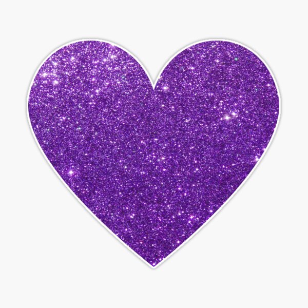 Purple Glitter Hearts Purple Heart With Silver Dust Romantic Printable