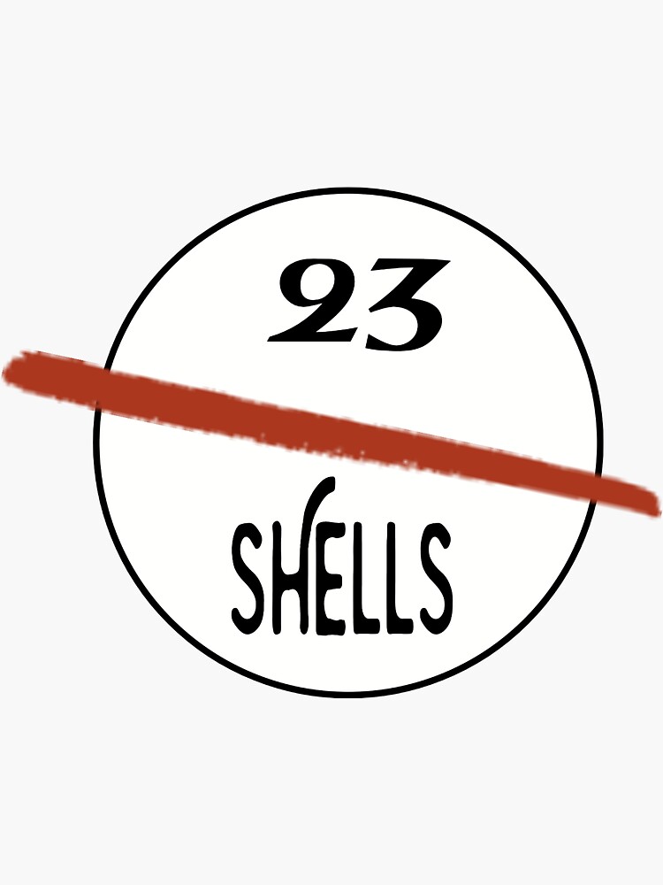"23 SHELLS" Sticker by 23SHELLS | Redbubble