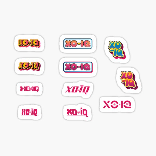 "Make it Pop XO-IQ Sticker Pack" Sticker for Sale by jesimink | Redbubble