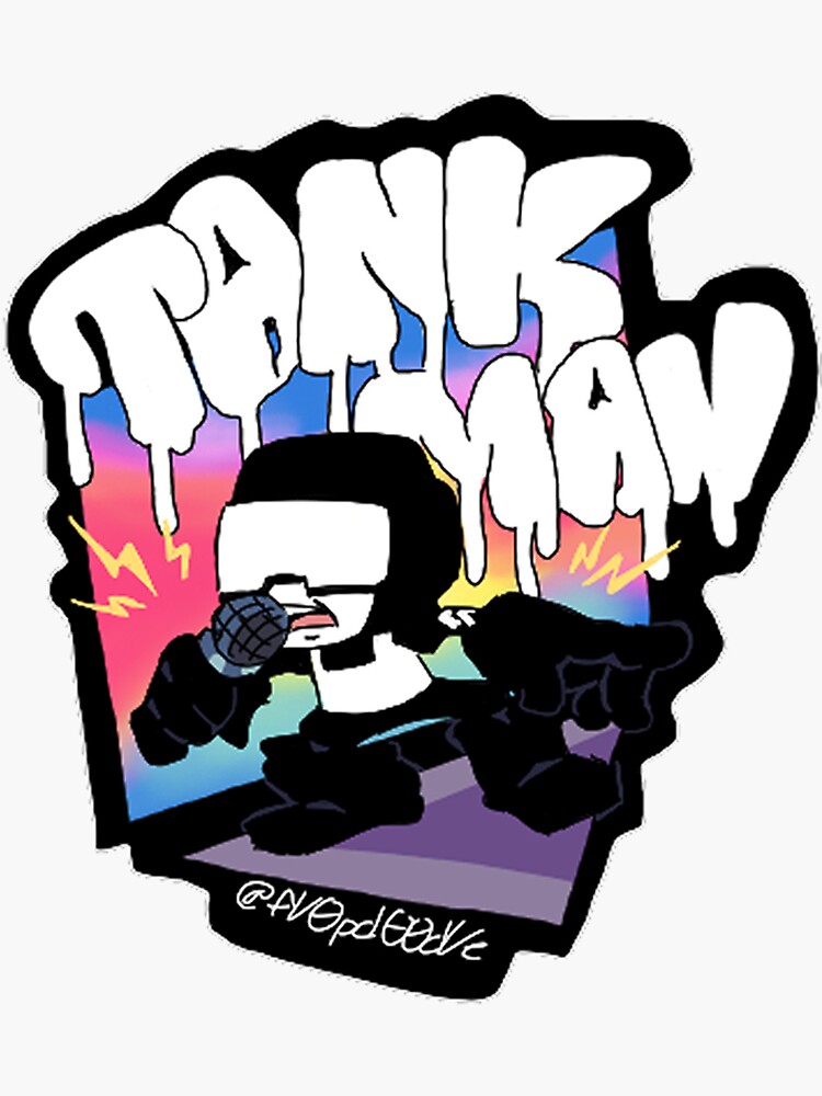 "Tank Man" Sticker for Sale by fl0pd00dle | Redbubble