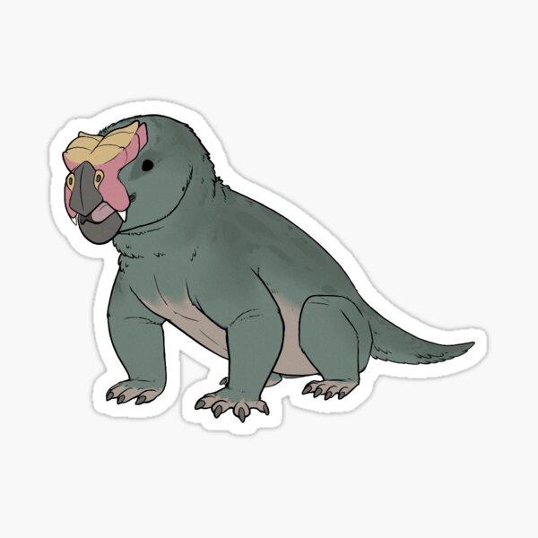 "Synapsid - Bulbasaurus" Sticker by SaritaWolff | Redbubble