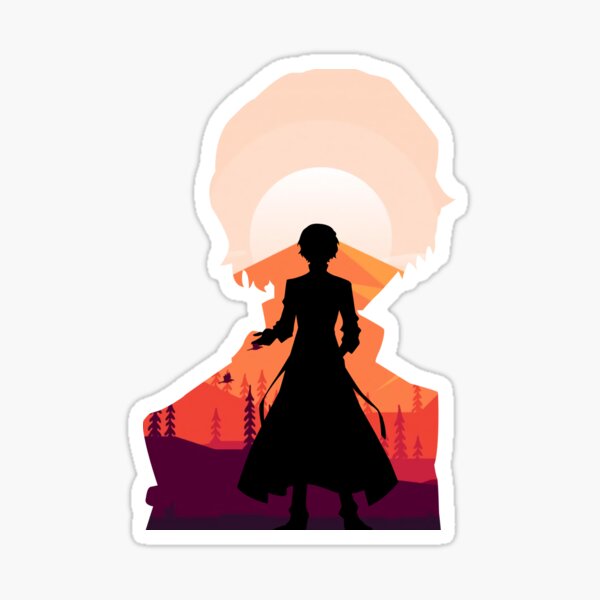 "Osamu Dazai " Sticker for Sale by WeldoneArt | Redbubble