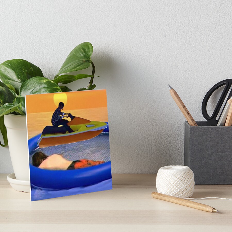 "sinjin drowning imvu x sinjin van cleef" Art Board Print by uglyhot ...