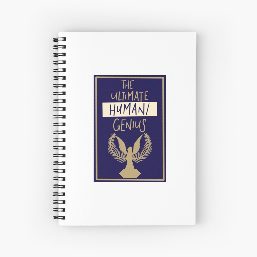 "B99 The Ultimate Human/Genius Plaque" Sticker for Sale by jinggstudies ...