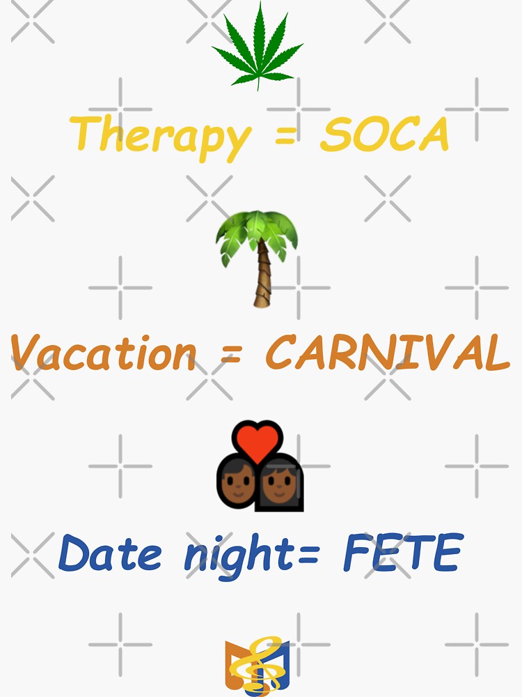 "Soca - Caribbean Carnival - Fete" Sticker by Soca-Mode | Redbubble
