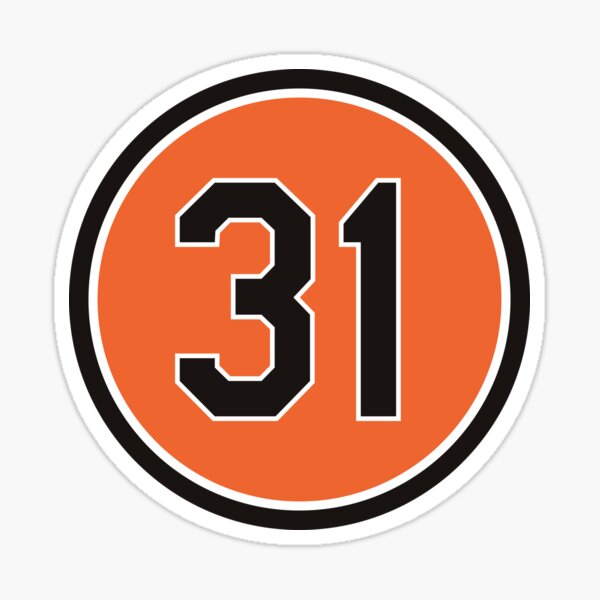 "Cedric Mullins #31 Jersey Number" Sticker for Sale by StickBall ...
