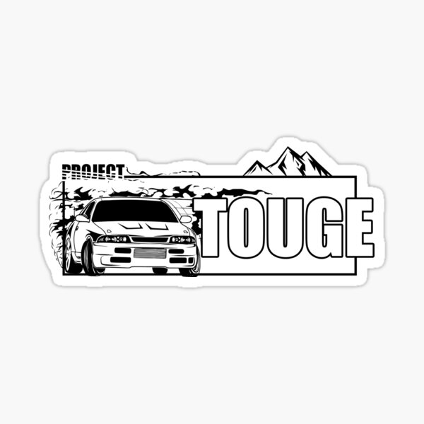 "Touge drift" Sticker for Sale by ATKKKA | Redbubble