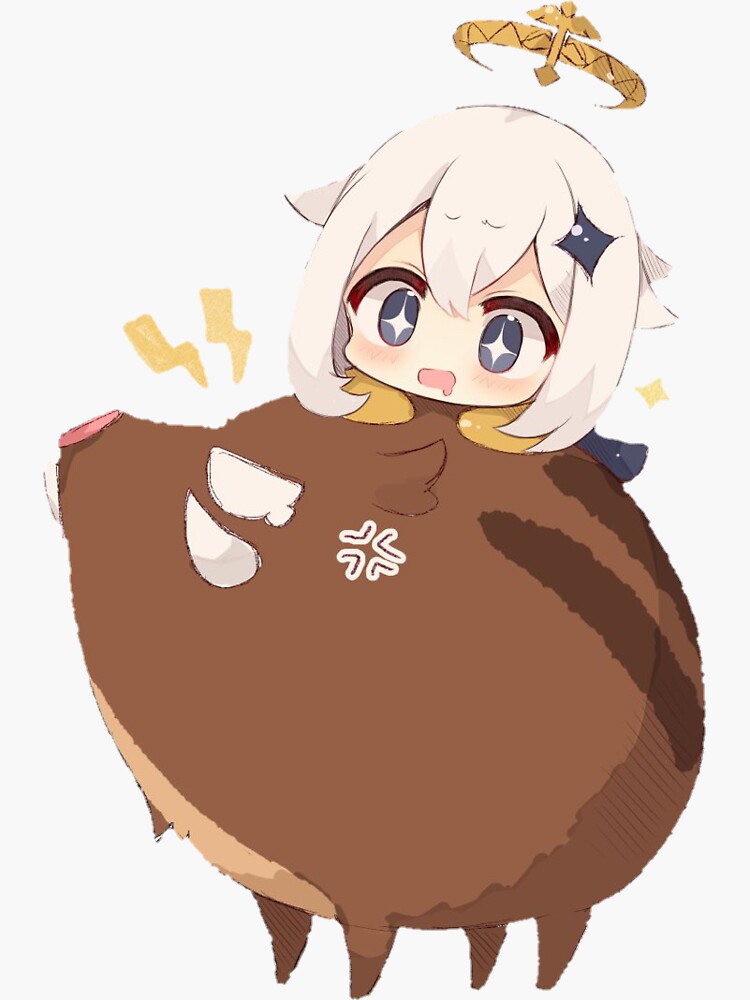 "Paimon | Genshin Impact | Chibi" Sticker for Sale by PARAssol | Redbubble