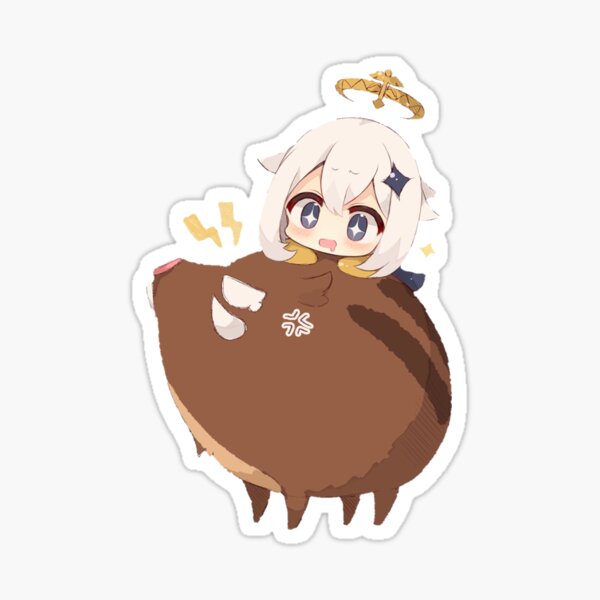"Paimon | Genshin Impact | Chibi" Sticker for Sale by PARAssol | Redbubble