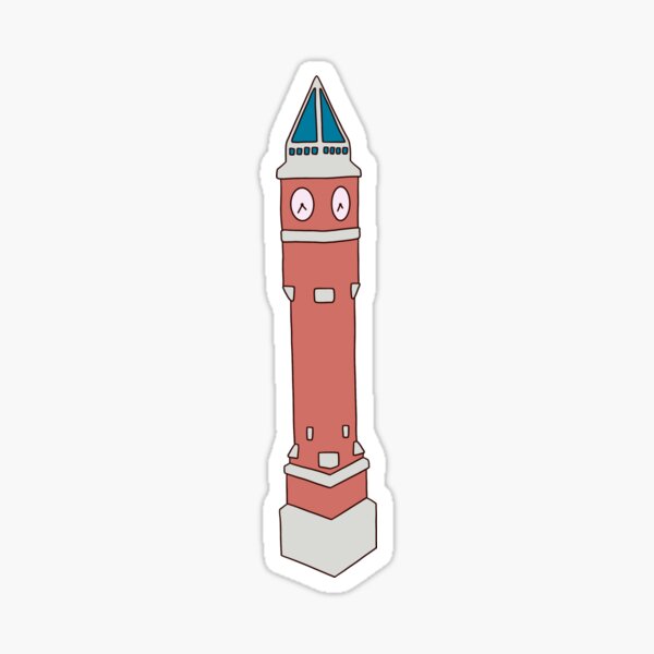 "SLU Clock Tower" Sticker for Sale by enkdesign | Redbubble