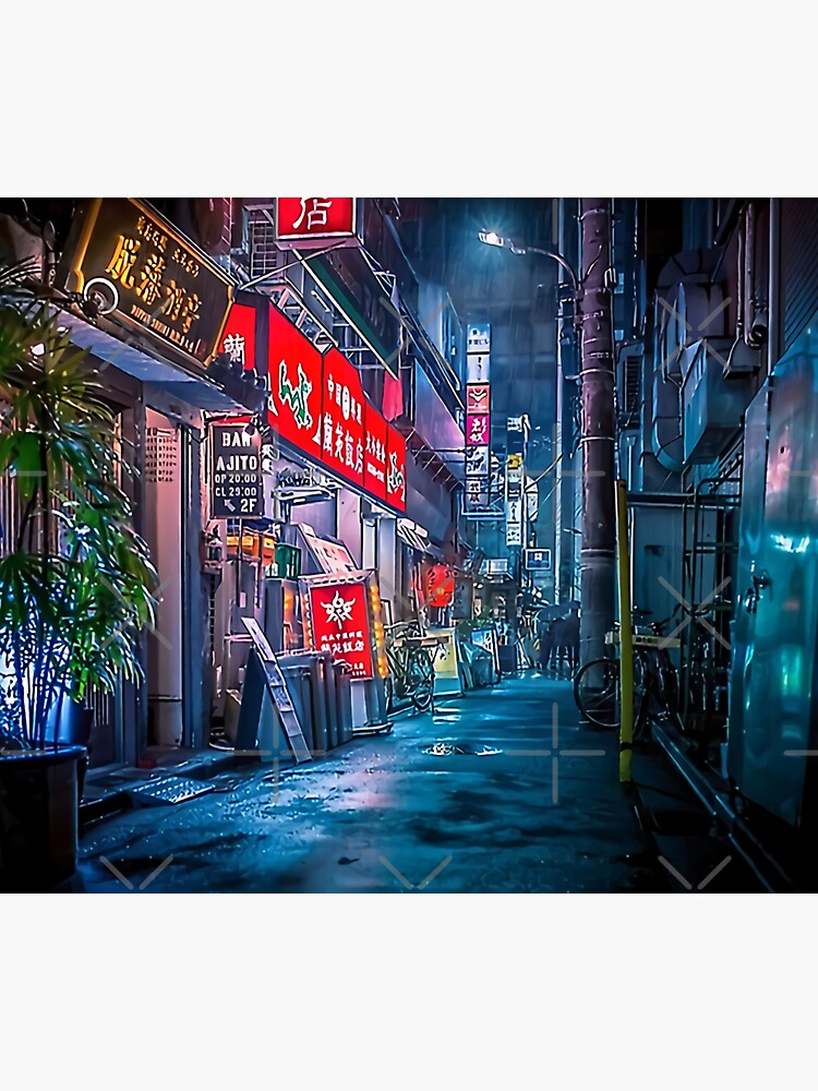 "Neo Tokyo Art." Sticker by Heather-Craven | Redbubble