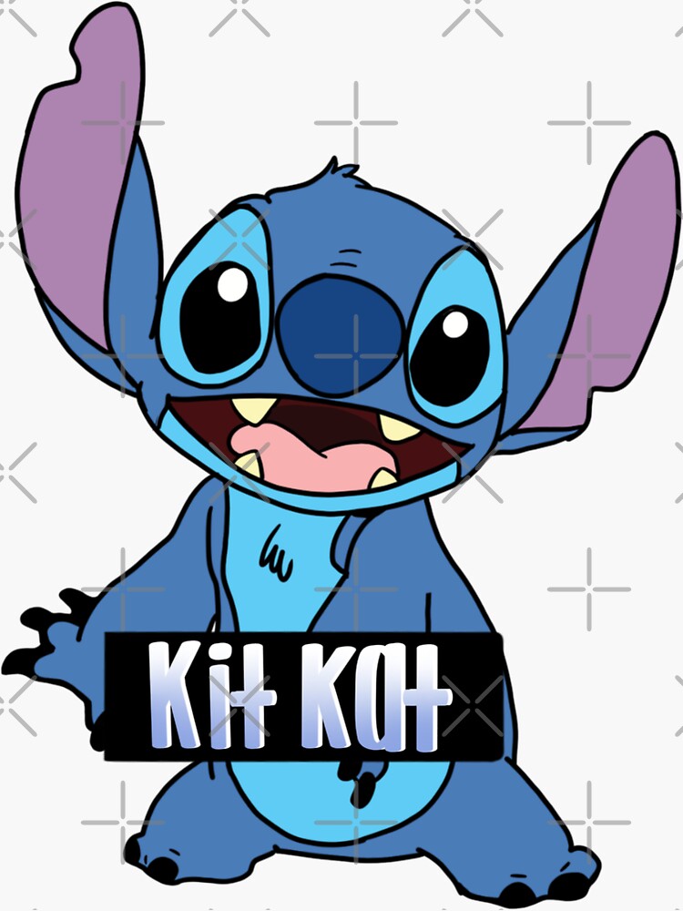 "Kit kat " Sticker for Sale by ArtbyAnkitha | Redbubble
