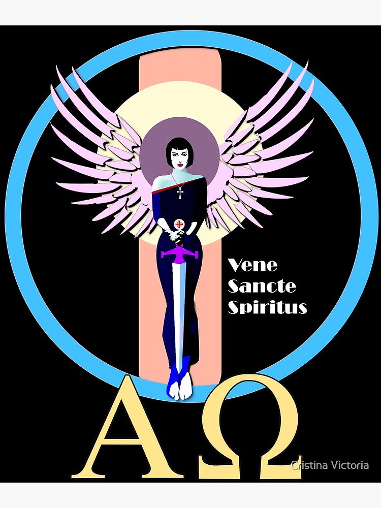 "Guardian Angel, Alpha Omega" Poster for Sale by Hyperdulia | Redbubble