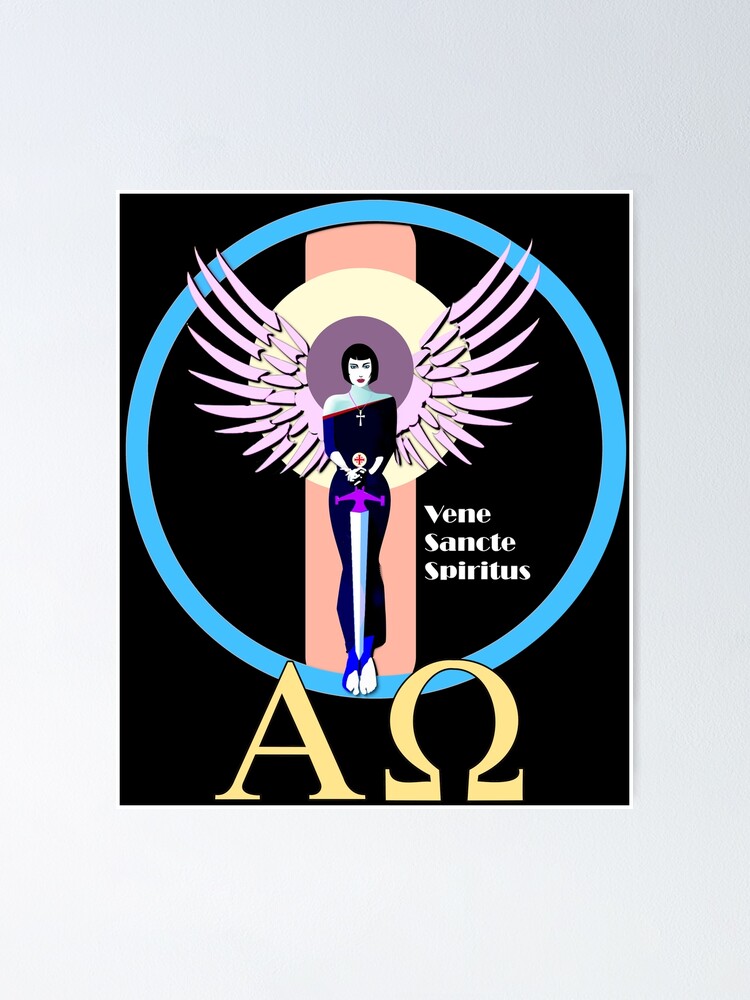 "Guardian Angel, Alpha Omega" Poster for Sale by Hyperdulia | Redbubble