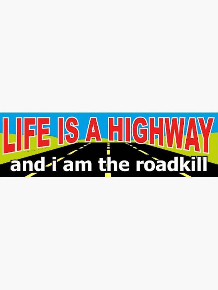 "Highway Sticker" Sticker for Sale by marisamanuel | Redbubble