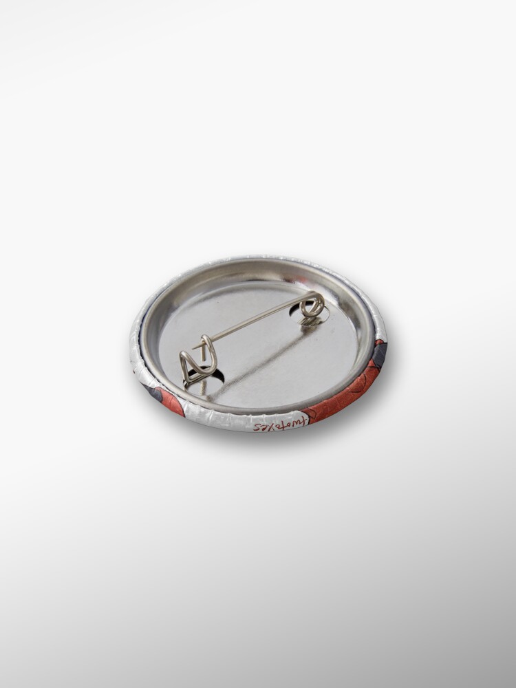 "Rusty Red" Pin for Sale by twofoxes | Redbubble