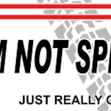 "Speeding Sticker" Sticker for Sale by marisamanuel | Redbubble