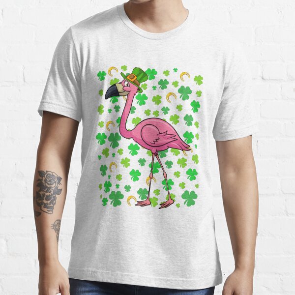 "St Patrick's Day 2021 Funny Irish Flamingo Leprechaun" T-shirt by ...