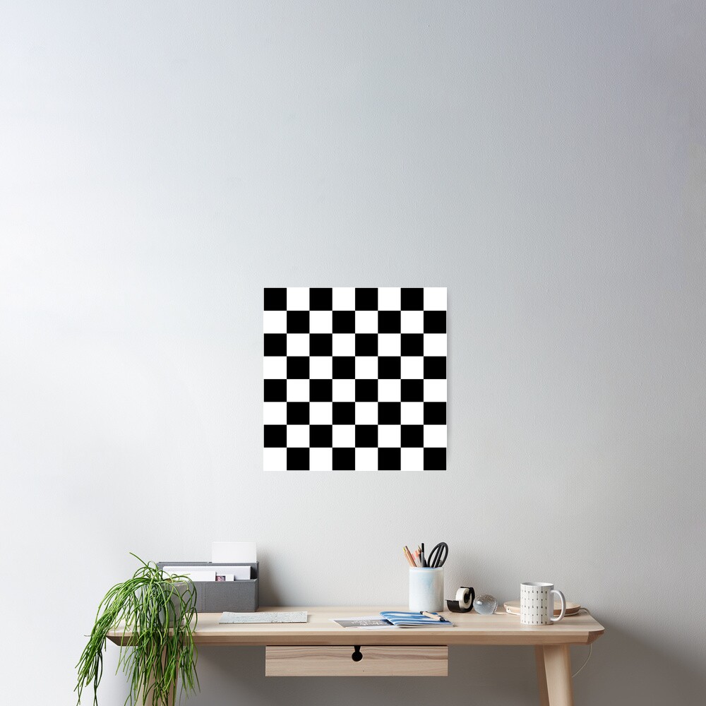 "Checkerboard 8x8" Poster for Sale by WizzlesEmporium | Redbubble